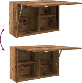 vidaXL Koupelnová nástěnná skříňka 60 x 25 x 40 cm kompozit [860070] Barva: Staré dřevo