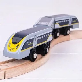 Bigjigs Rail Rychlík Eurostar E320 + 3 koleje / od 3 let