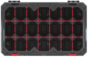 Organizér TITANIO 59,8 x 39 x 11 cm černo-červený