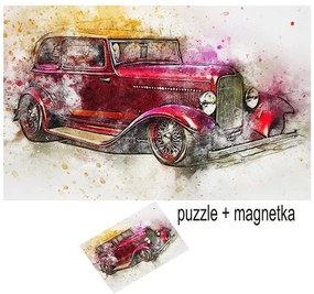 Puzzle wooden puzzle eko - automobilový vetrán - 3