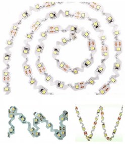 LED Solution Ohebný LED pásek 6,2W/m 12V bez krytí IP20 Barva světla: Teplá bílá 07804