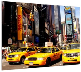 Obraz žlutých taxíků v NY (70x50 cm)