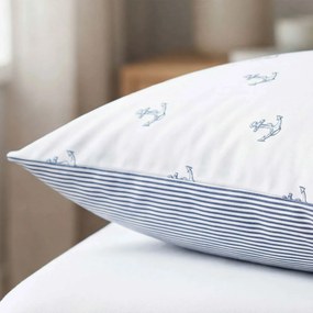 Perkálový bavlněný povlak na polštář Ocean mode - duo - GOTS Velikost: atypický 40 x 60