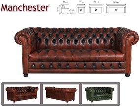 furniture-nabytek.cz - Sedačka Chesterfield dvoumístná