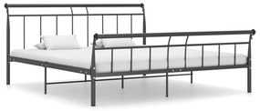 Rám postele černý kovový 200 x 200 cm,  325048 HangarStore.cz