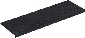 Nášlapy na schody 5 ks 25 x 75 cm guma 155642