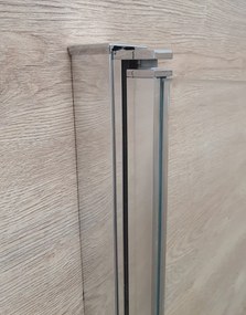 HANY COMBI 85x80 Čiré Sprchová zástěna obdélníková