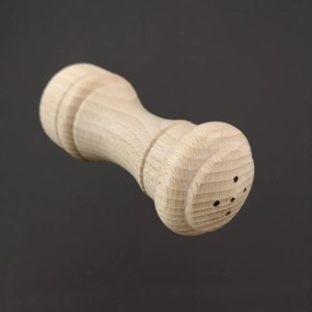 AMADEA Dřevěná slánka přírodní, masivní dřevo, 10 cm