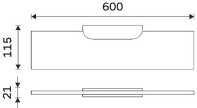 Nimco Police, 60 cm NIKAU černá - NKC 30091B-60-90
