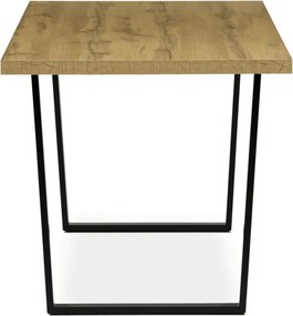 Jídelní stůl HT-R5216 OAK, lamino, dub (160 x 80) cm