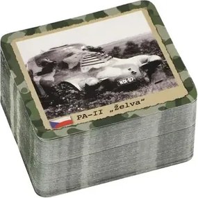 HRACÍ KARTY Pexeso Military Tanky / 80 kartiček