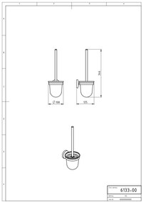 Novaservis - WC kartáč Metalia 1 chrom, 6133,0