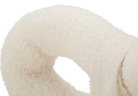 Designová jídelní židle Ilary Mini bouclé bílá