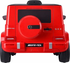 LEAN CARS Elektrické autíčko na baterie Mercedes G63 S306-1 červené