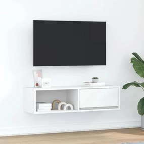 TV skříňka bílá 100x31x25,5 cm kompozitní dřevo