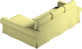 Potah na pohovku IKEA Backabro rozkládací se šezlongem barva zelená látka lesklé, sametová