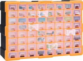 Organizér se 64 zásuvkami 52 x 16 x 37,5 cm 147579