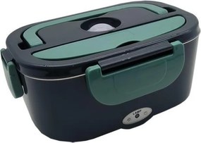Ohřívací box na obědy Nakida HT-501 s napájením 220V + 12V - zelený