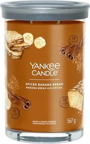 Yankee Candle svíčka Tumbler ve skle velká Spiced Banana Bread 567g