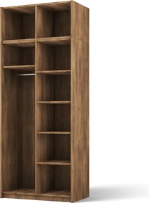 ADRK Furniture Alera II s nástavcem Skříň s otočnými dveřmi ADRK-W-ALER-100-AG