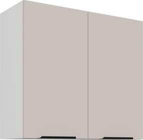 COMO | horní skříňka 80 G-72 2F policová | 80 cm | bílá/kašmír
