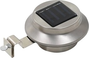 Zahradní solární lampy 12 ks LED kulaté 12 cm bílé 277135