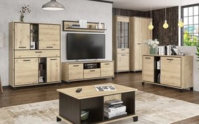 Casarredo - Komfort nábytek Skříňka BUCKET 4D1S, dub artisan/wenge