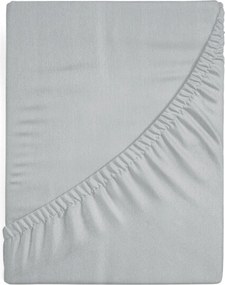 JERSEY PROSTĚRADLO 90X200 CM, VÝŠKA 25 CM ŠEDÁ