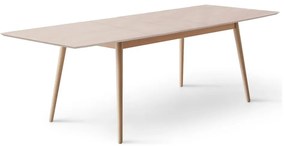 Rozkládací jídelní stůl s deskou v dubovém dekoru v přírodní barvě 90x165 cm Meza – Hammel Furniture