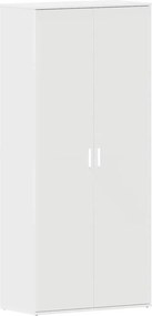 Skříň na obuv 80 x 39 x 178 cm Kompozitní dřevo Bílá 3333866