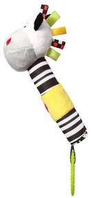 BABY ONO Plyšová pískací hračka s kousátkem Baby Ono zebra Zack