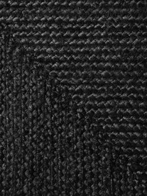 Hanse Home, Kusový koberec Juno 106324 Black, 60x90, černá, chodba / předsíň