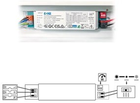 Ecolite TLSVEL4-LED40W - LED Zářivkové svítidlo VELO LED/24/32/40W/230V bílá