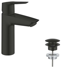 Grohe QuickFix Start - Umyvadlová baterie s výpustí Push-Open, matná černá 237462432