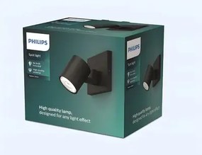 Philips Runner Single Spot černá / Bodové svítidlo / 1x20W / 230V