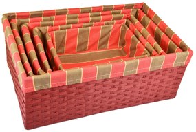 Vingo Úložný box červený Rozměry (cm): 22x15, v. 8