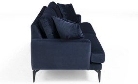 Atelier del Sofa 2-místná pohovka Papira 2 Seater - Navy Blue, Modrá