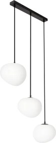 BRILAGI - Lustr na lanku PEBBLES 3xE27/40W/230V černá