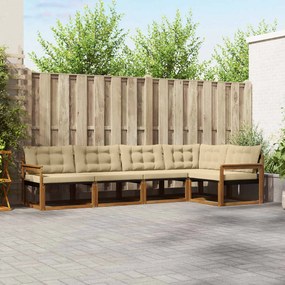 Venkovní pohovková souprava 5 ks Přirozená a Béžová 3369452