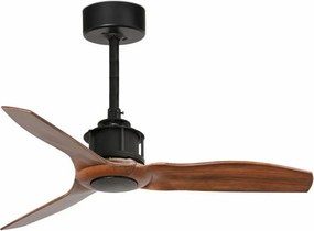 FARO 33425 JUST FAN XS, černá/dřevo, stropní ventilátor 81cm - FARO