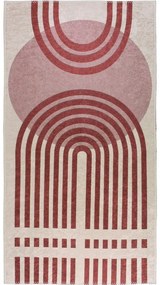 Červeno-bílý pratelný koberec 160x230 cm – Vitaus