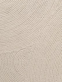 Hanse Home, Kusový koberec Calmio 106220 Natural White kruh, 150x150 (průměr) kruh, bílá, ložnice