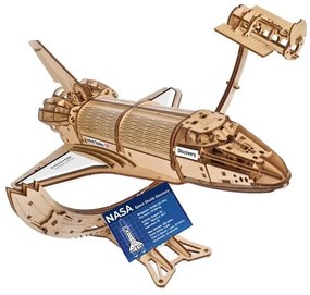 Ugears 3D Dřevěné mechanické puzzle NASA Vesmírný raketoplán