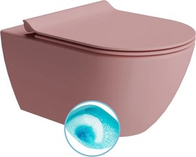 GSI GSI, PURA závěsná WC mísa, Swirlflush, 36x55cm, blush dual-mat, 881524
