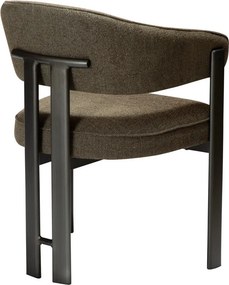 Khaki jídelní křeslo s područkami Duct – DAN-FORM Denmark