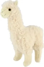 TEDDIES Plyšová lama alpaka bílá 30 cm / od 0 měsíců