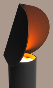 Černá hliníková LED stolní lampa (výška 15 cm) BISCUIT – Thoro