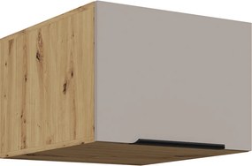 ARIA li | horní skříňka 50 NAGU-36 1F výklopná | 50 cm | HLUBOKÁ | ANTI FINGERPRINT povrch | artisan/béžová