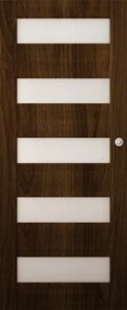 posuvné interiérové dveře do pouzdra SANTIAGO model 7 Průchozí rozměr: 70 x 197 cm, Orientace dveří: Levé dveře, Dekor: Buk jasmínový