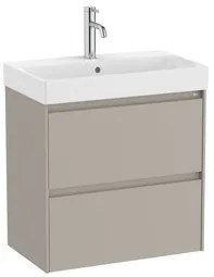 Roca Ona koupelnová skříňka s umyvadlem 60x64,5x36 cm písková mat ONA60ZK2ZPM